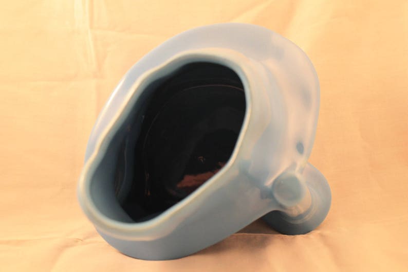 Fireman Face Toby Style Vintage Light Blue Heavy Ceramic - Etsy