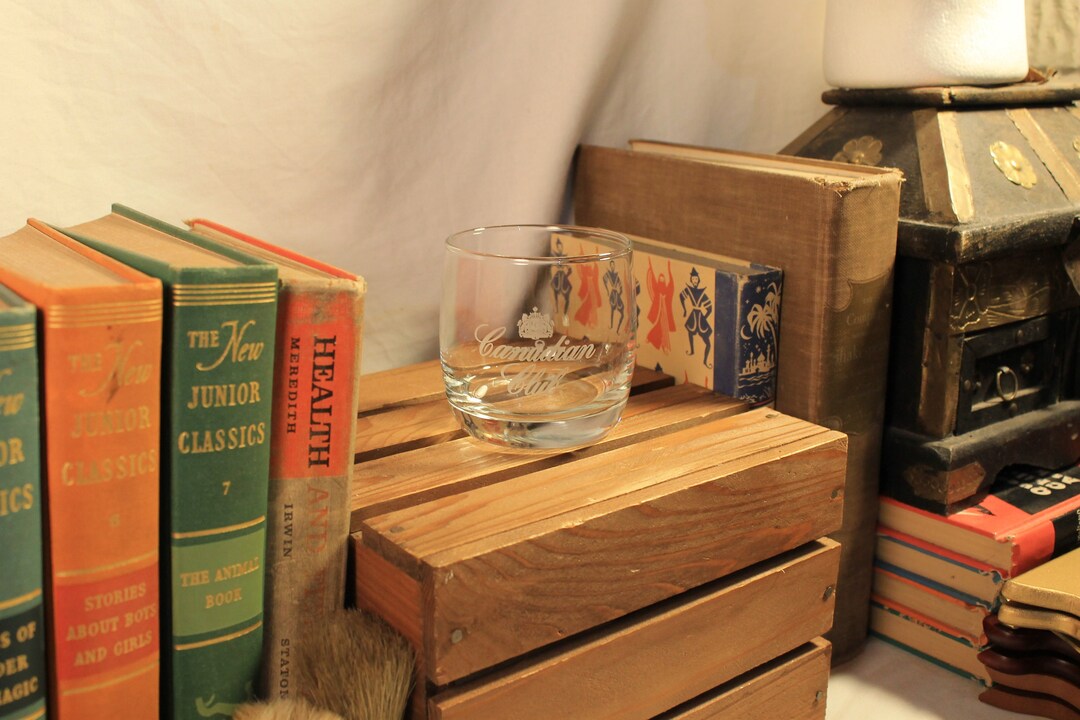 Vintage Canadian Club Whiskey Drink Glass Stock Z108 - Etsy