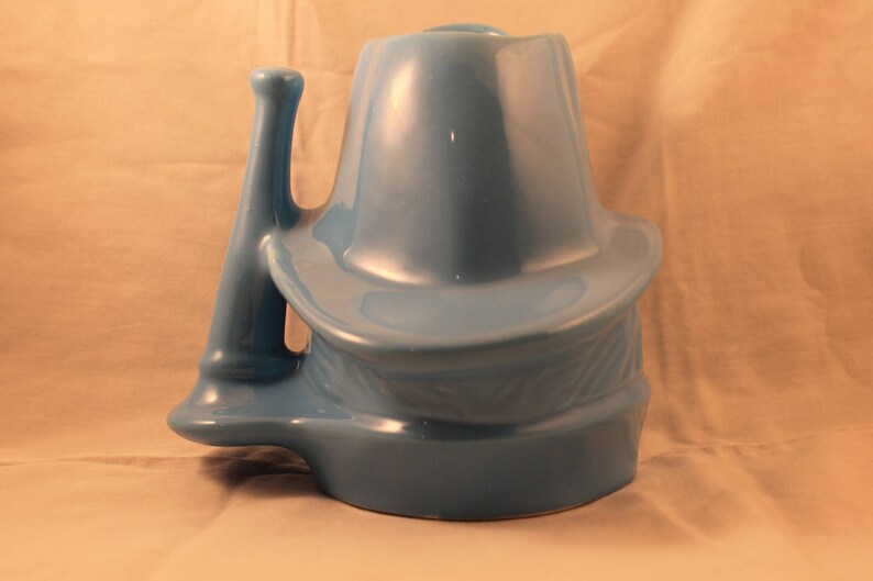 Fireman Face Toby Style Vintage Light Blue Heavy Ceramic - Etsy