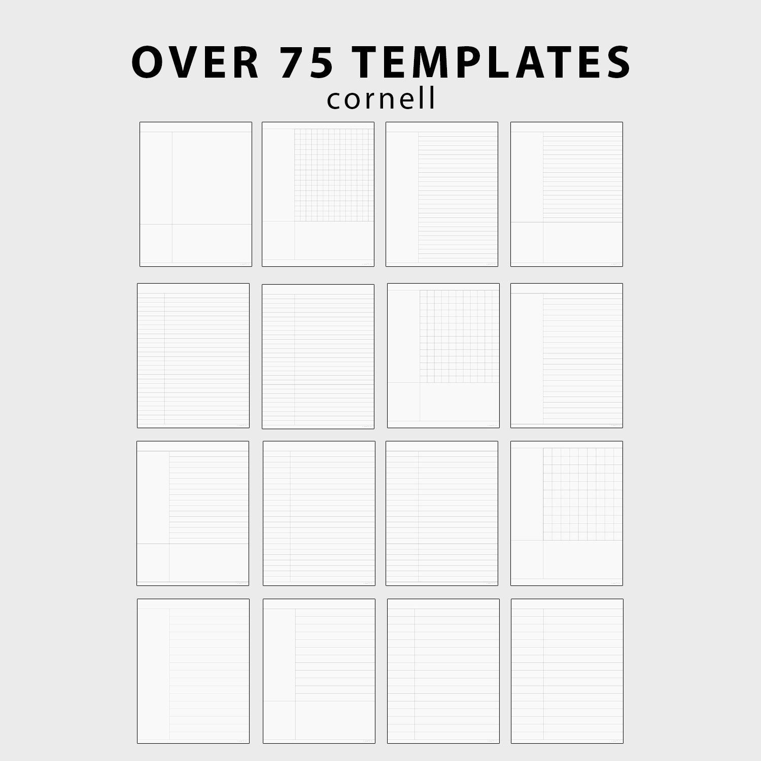 Digital 6 Tab Linked Notebook Templates 1500 Digital Paper Templates Etsy