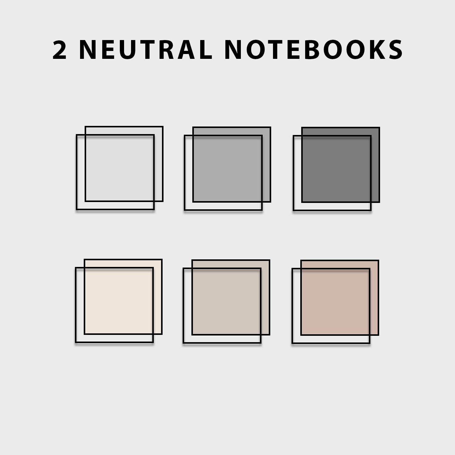 Digital 6 Tab Linked Notebook Templates 1500 Digital Paper Templates Etsy