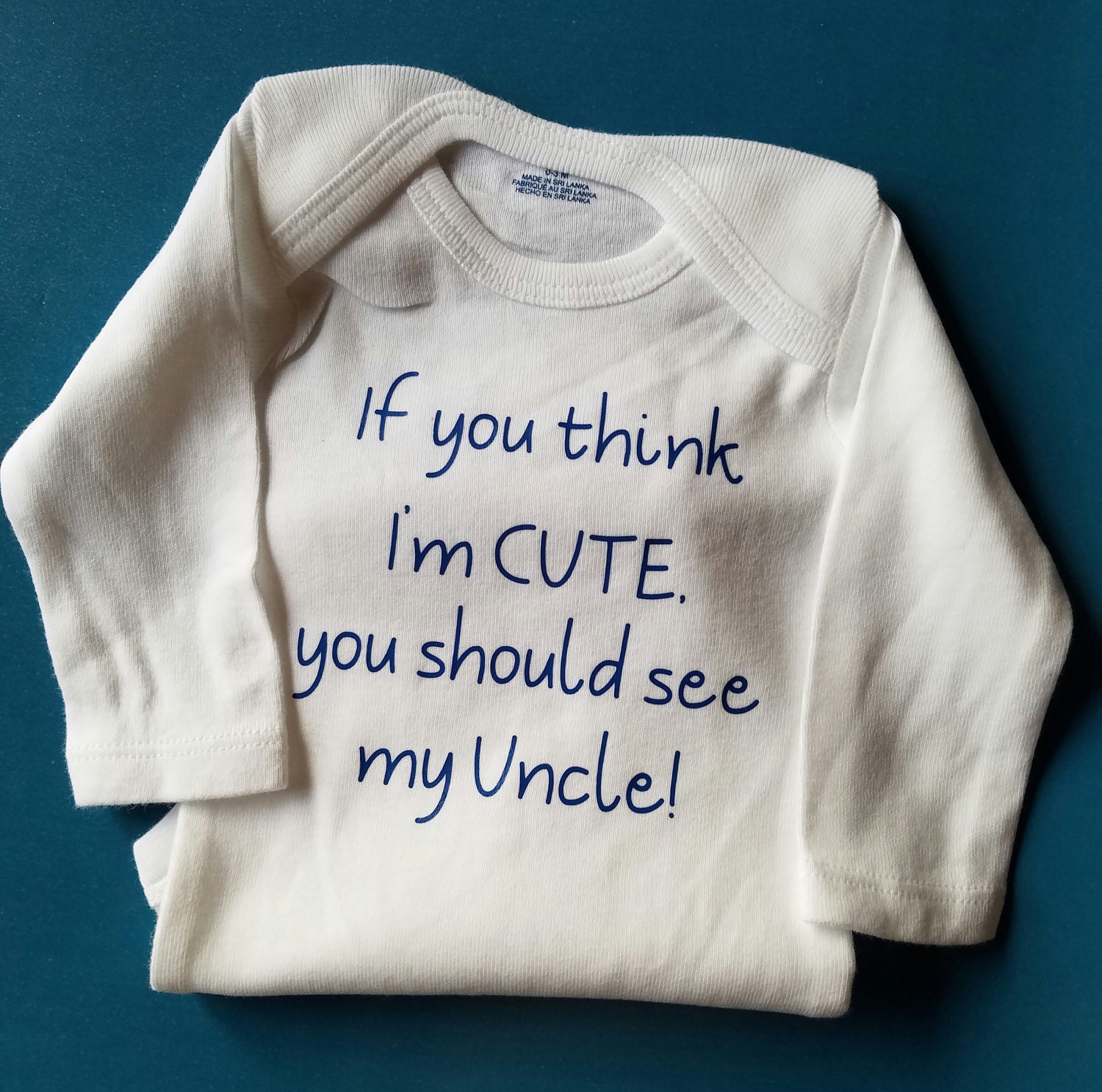 If You Think I'm Cute You Should See My Uncle Cute Like | Etsy
