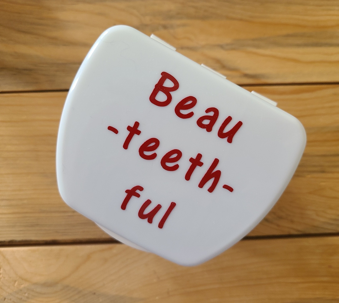 Beau-teeth-ful Denture Cup Funny Denture Cup Funny Retainer - Etsy.de