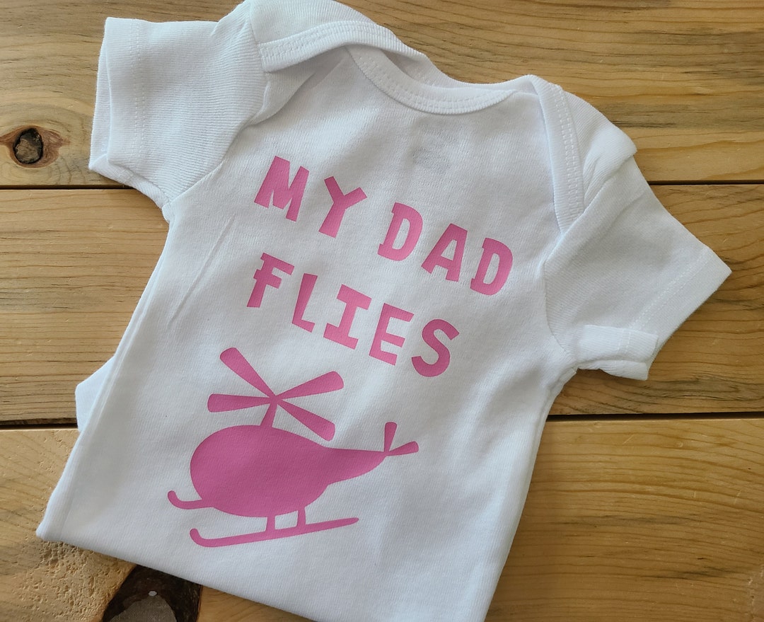 Helicopter Pilot Baby Clothes, Air Force Dad Gift, Pregnancy ...