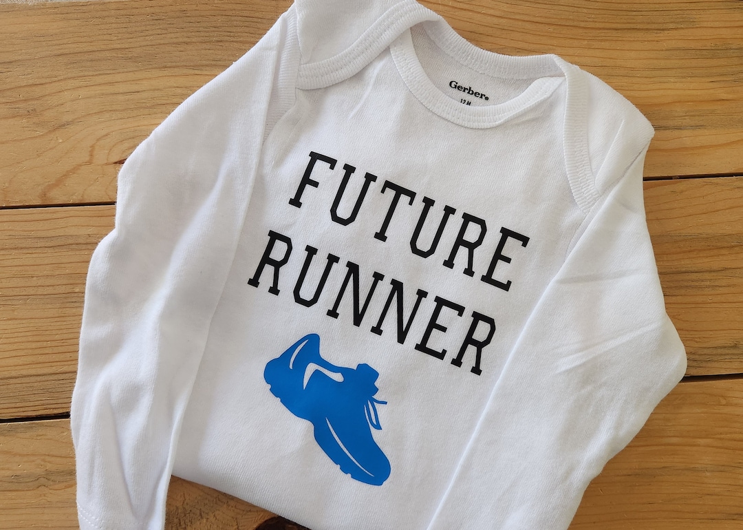 Future Runner Baby Clothes, Running Baby Gift, Marathon Runner Baby ...