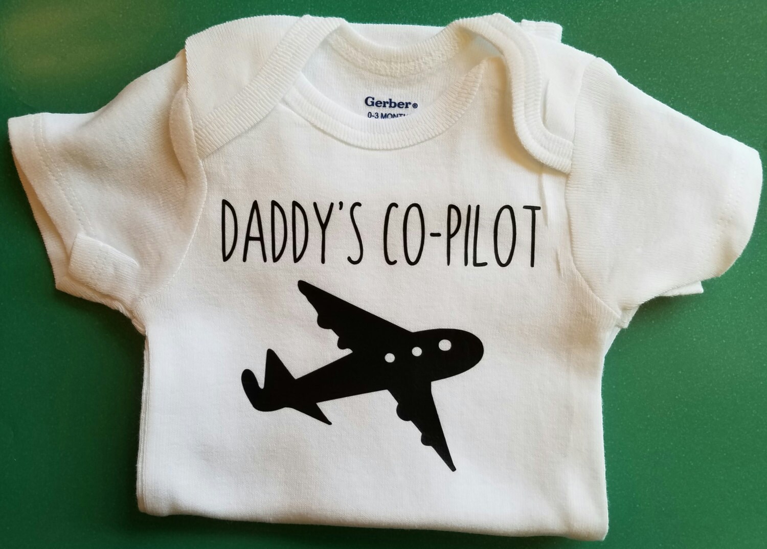 Daddy's Co-pilot Baby Clothes Pilot Dad Aviator Air - Etsy