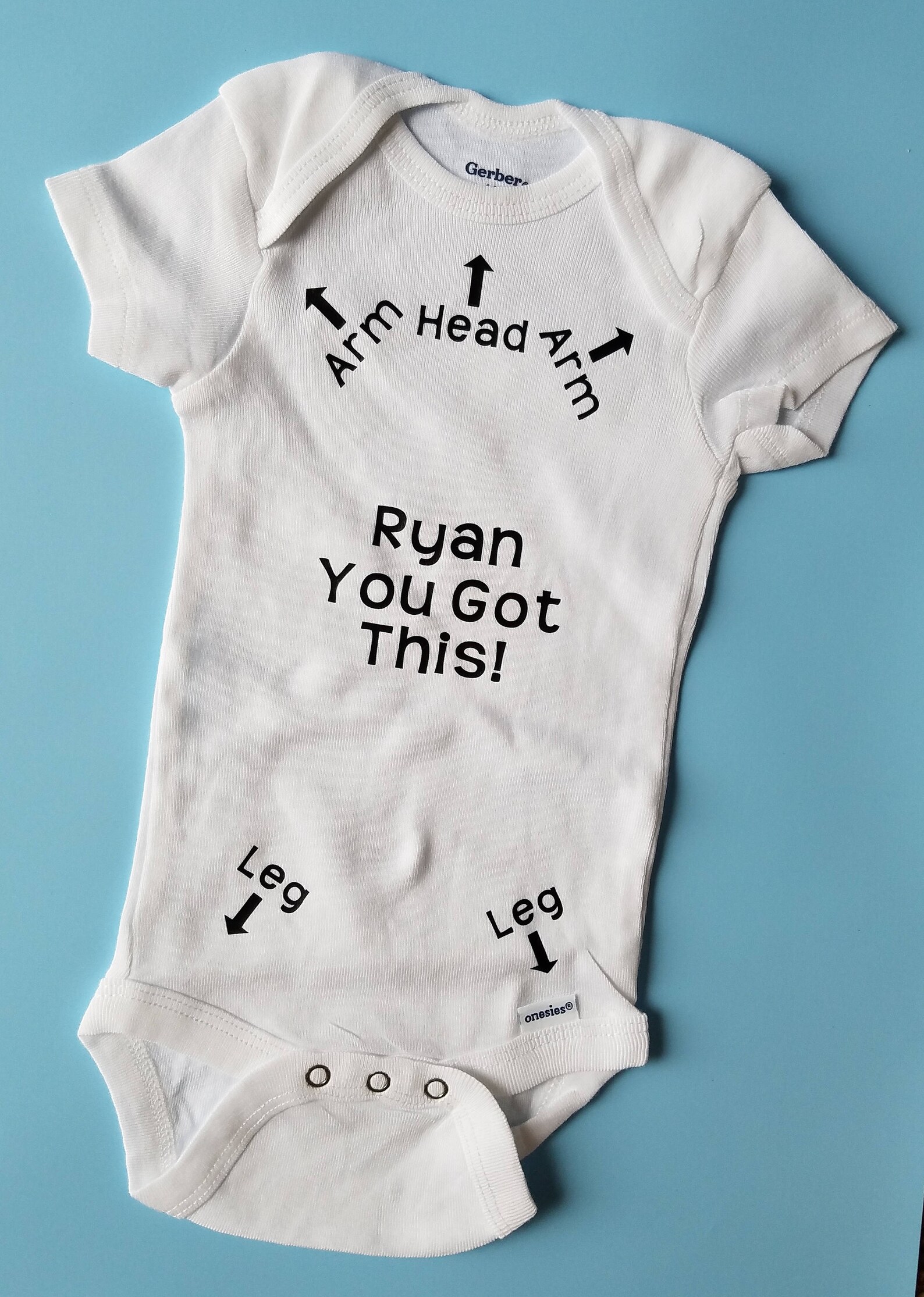 Personalized You Got This Baby Clothes, Personalized Instructions Baby ...