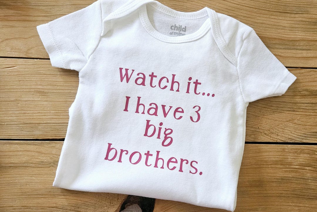 Big Brothers Baby Clothes, Pregnancy Announcement, Personalized Gift ...