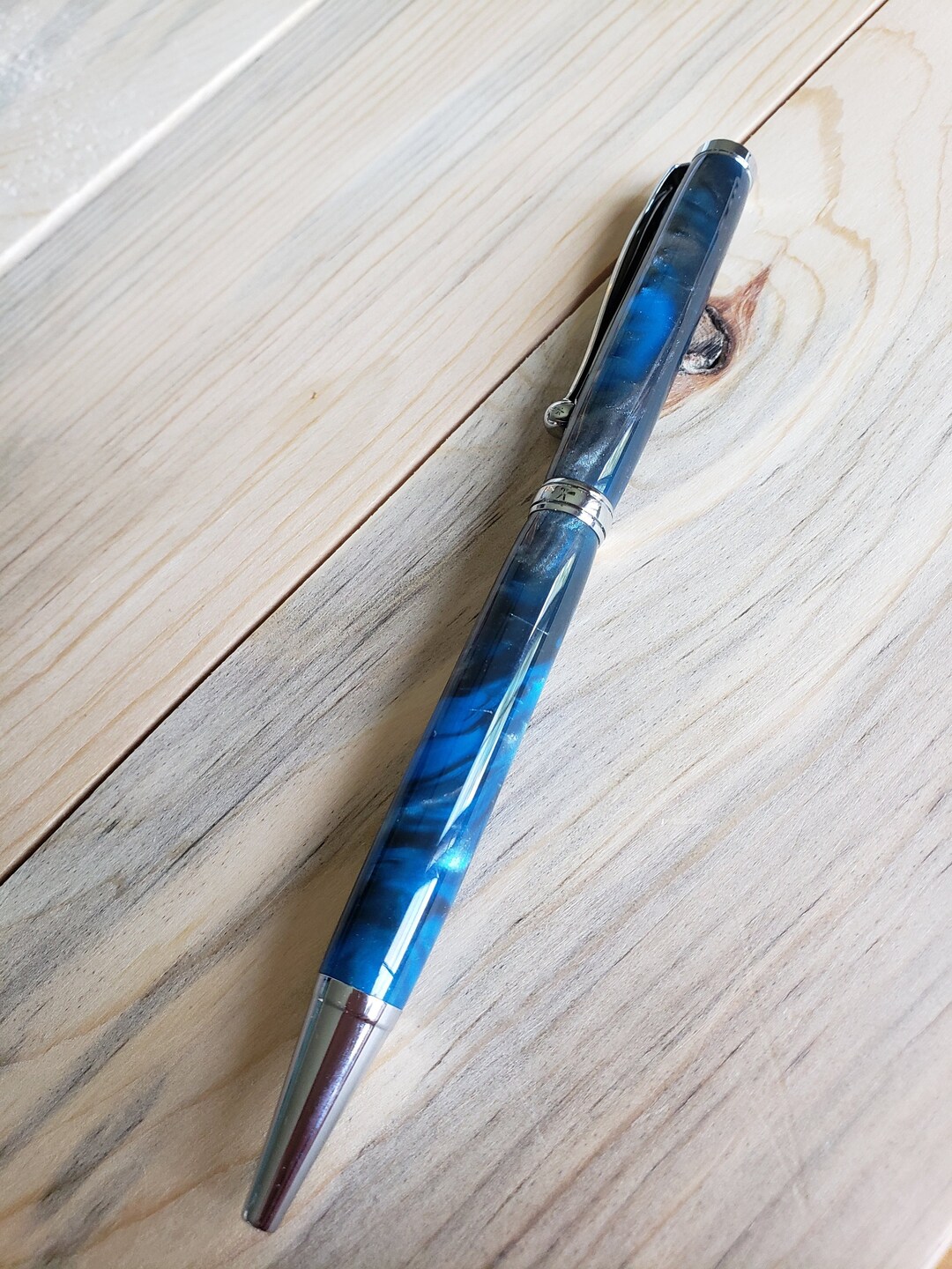 Blue and Silver Pen, Pharmacist Pen, Anniversary Gift, Doctor Pen, RT ...