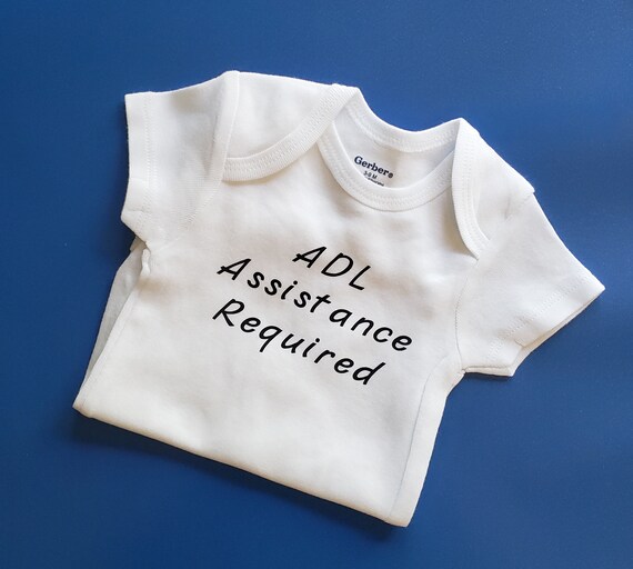 ADL Assistance Required Baby Clothes Occupational Therapist | Etsy