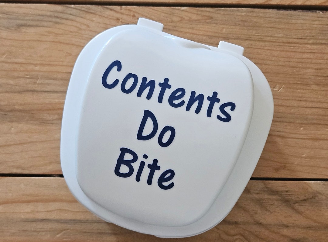 Funny Denture Cup, Contents Do Bite Denture Storage, Funny Denture Case ...