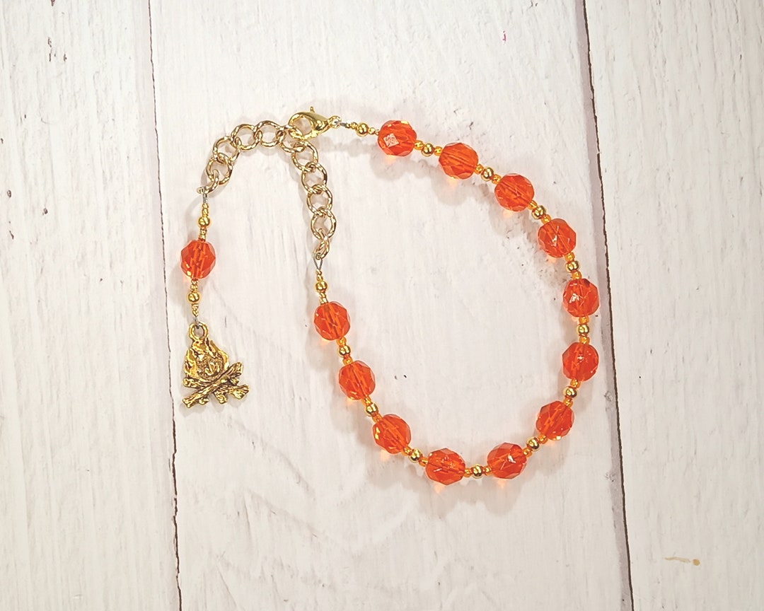 Hestia Prayer Bead Bracelet: Greek Goddess of the Hearth, Home and ...