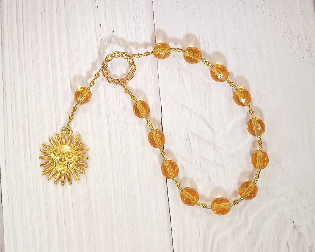 Helios Pocket Prayer Beads: Greek God of the Sun, All-seeing Observer ...