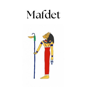 Mafdet Pocket Prayer Beads: Egyptian Goddess of Law and Justice ...