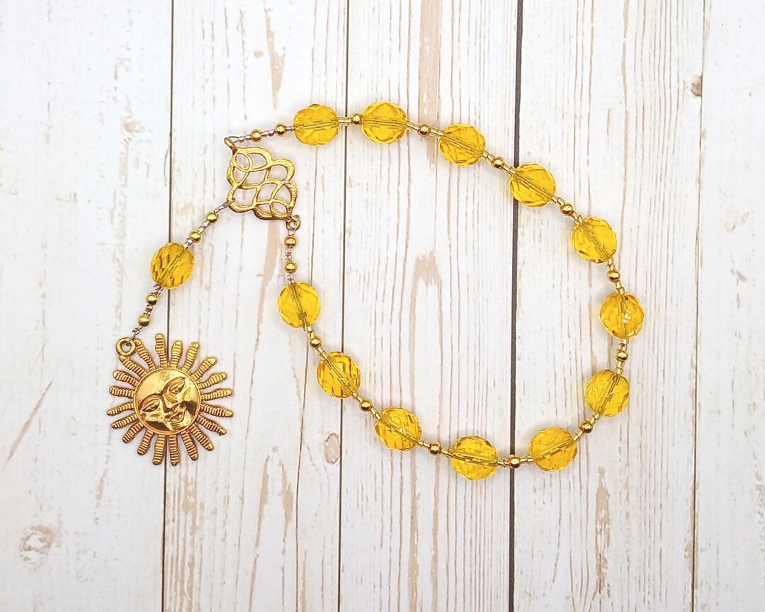 Saule Pocket Prayer Beads: Baltic Goddess of the Sun - Etsy