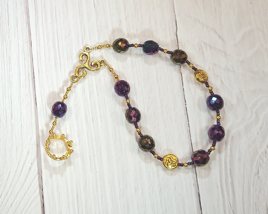 Medb (maeve) Pocket Prayer Beads: Irish Celtic Goddess of Sovereignty ...