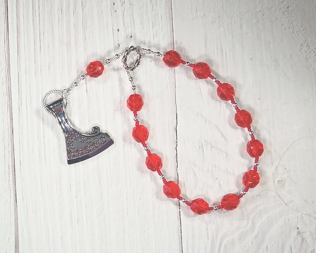Perun Pocket Prayer Beads: Slavic God of Thunder, Fertility - Etsy