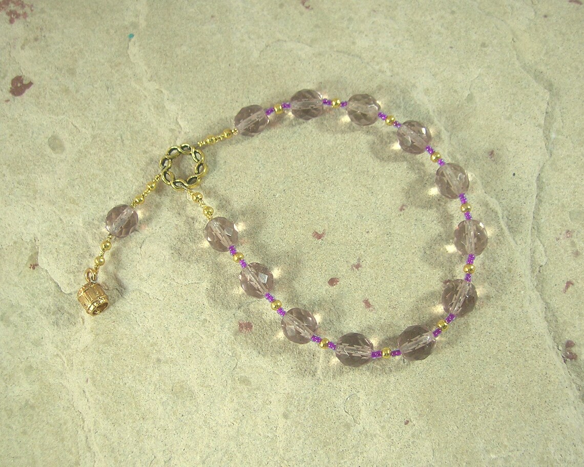 Methe Pocket Prayer Beads: Greek Goddess of Intoxication and ...