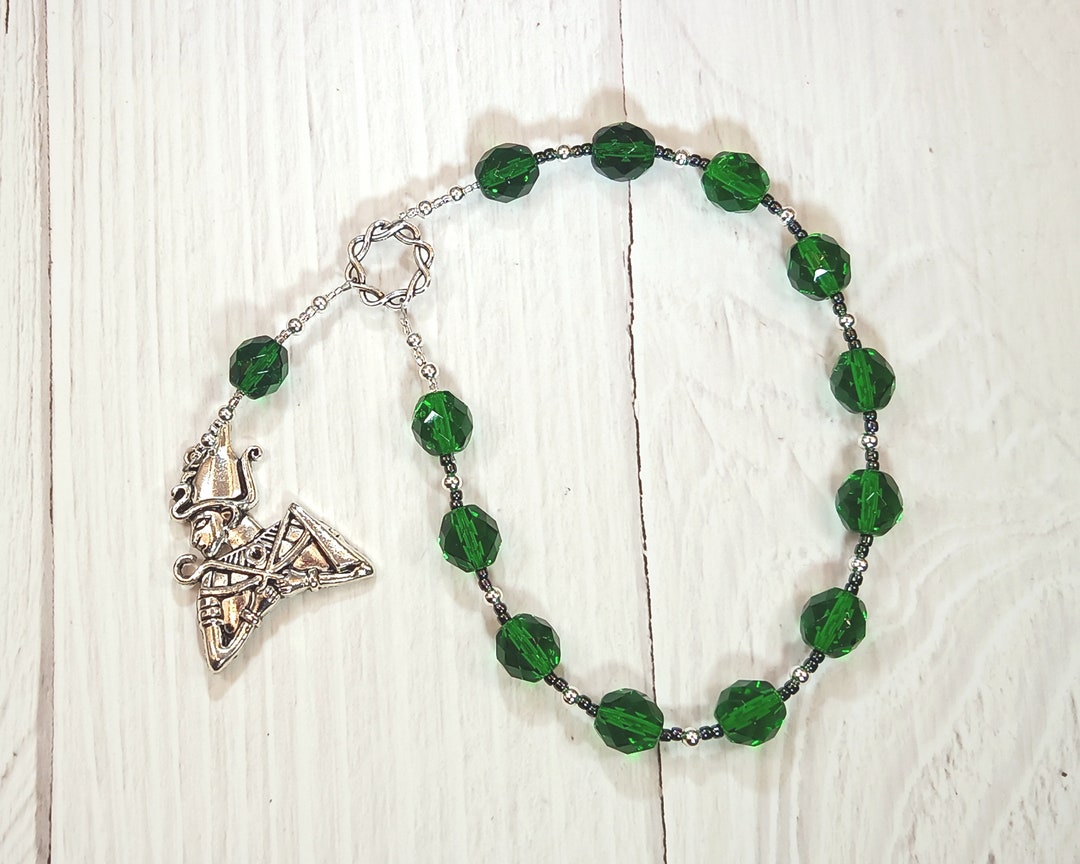 Osiris (wesir) Pocket Prayer Beads: Egyptian God of Death and the ...