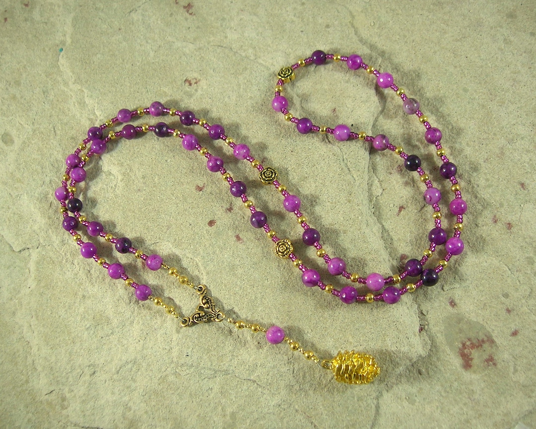 Semele (thyone) Prayer Bead Necklace: Greek Goddess of Dionysiac ...