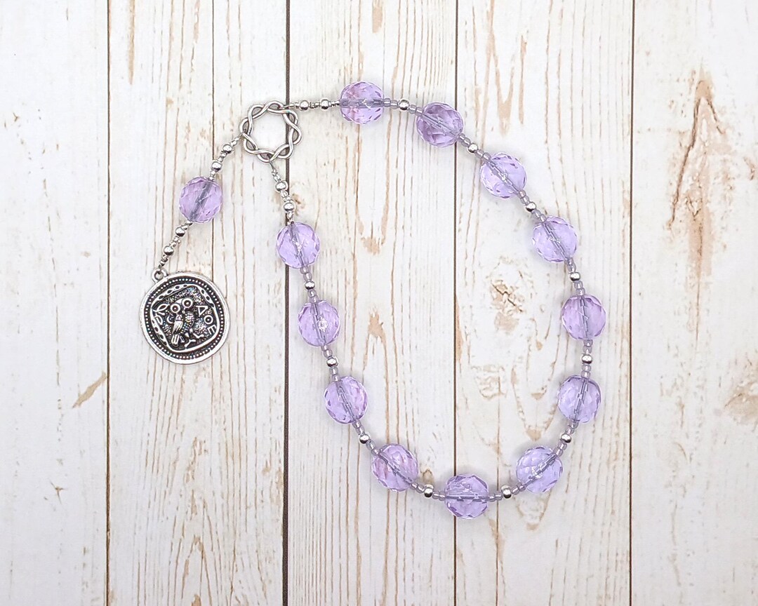 Athena Pocket Prayer Beads: Greek Goddess of Wisdom, Weaving, Crafts ...