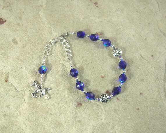 Epona Prayer Bead Bracelet: Gaulish Celtic Goddess of the | Etsy