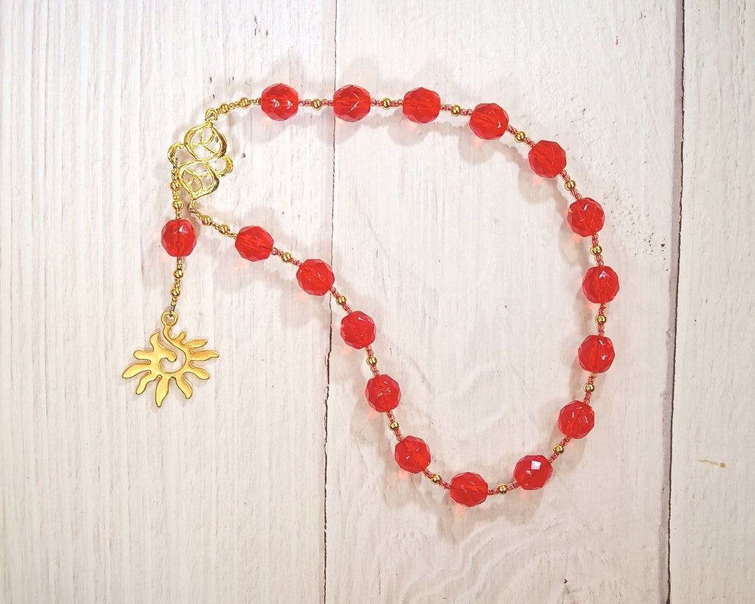Usil Pocket Prayer Beads: Etruscan God of the Sun - Etsy