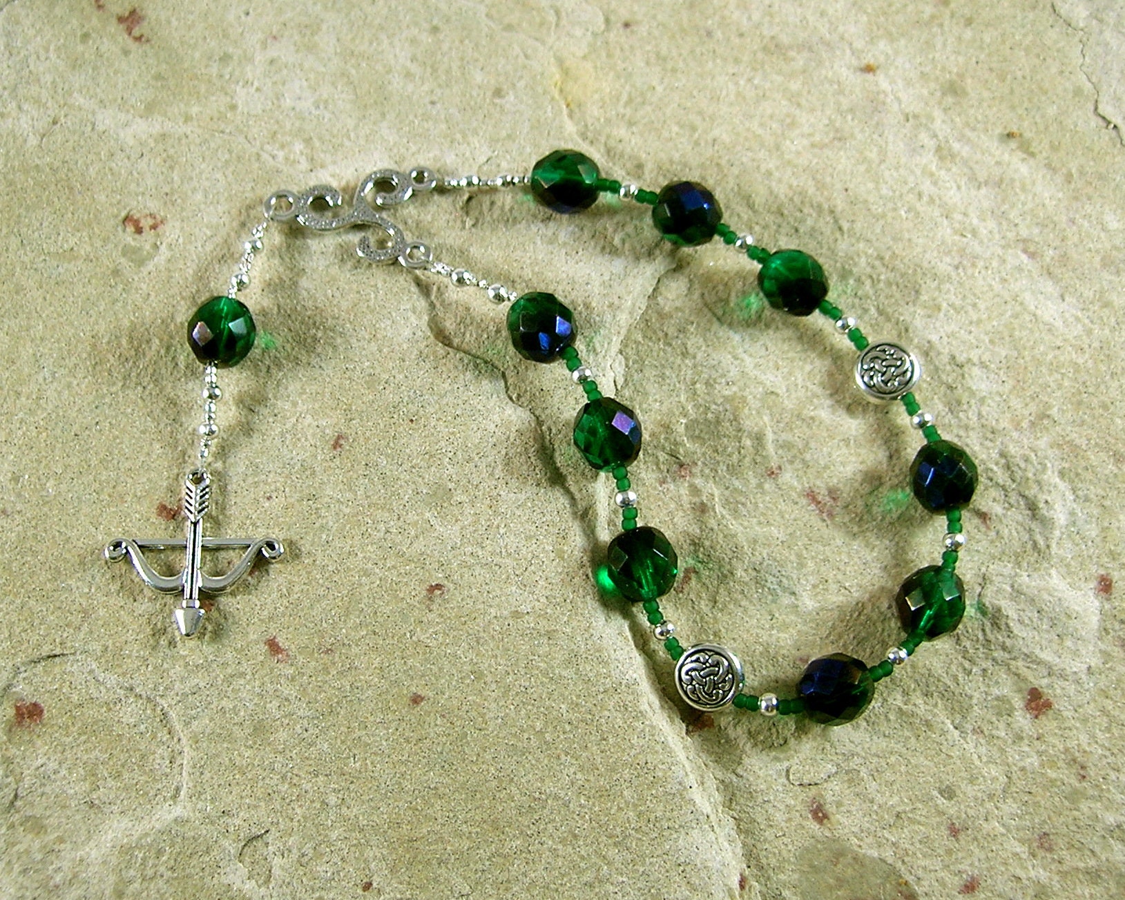 Abnoba Pocket Prayer Beads: Gaulish Celtic Goddess of the Wilderness - Etsy