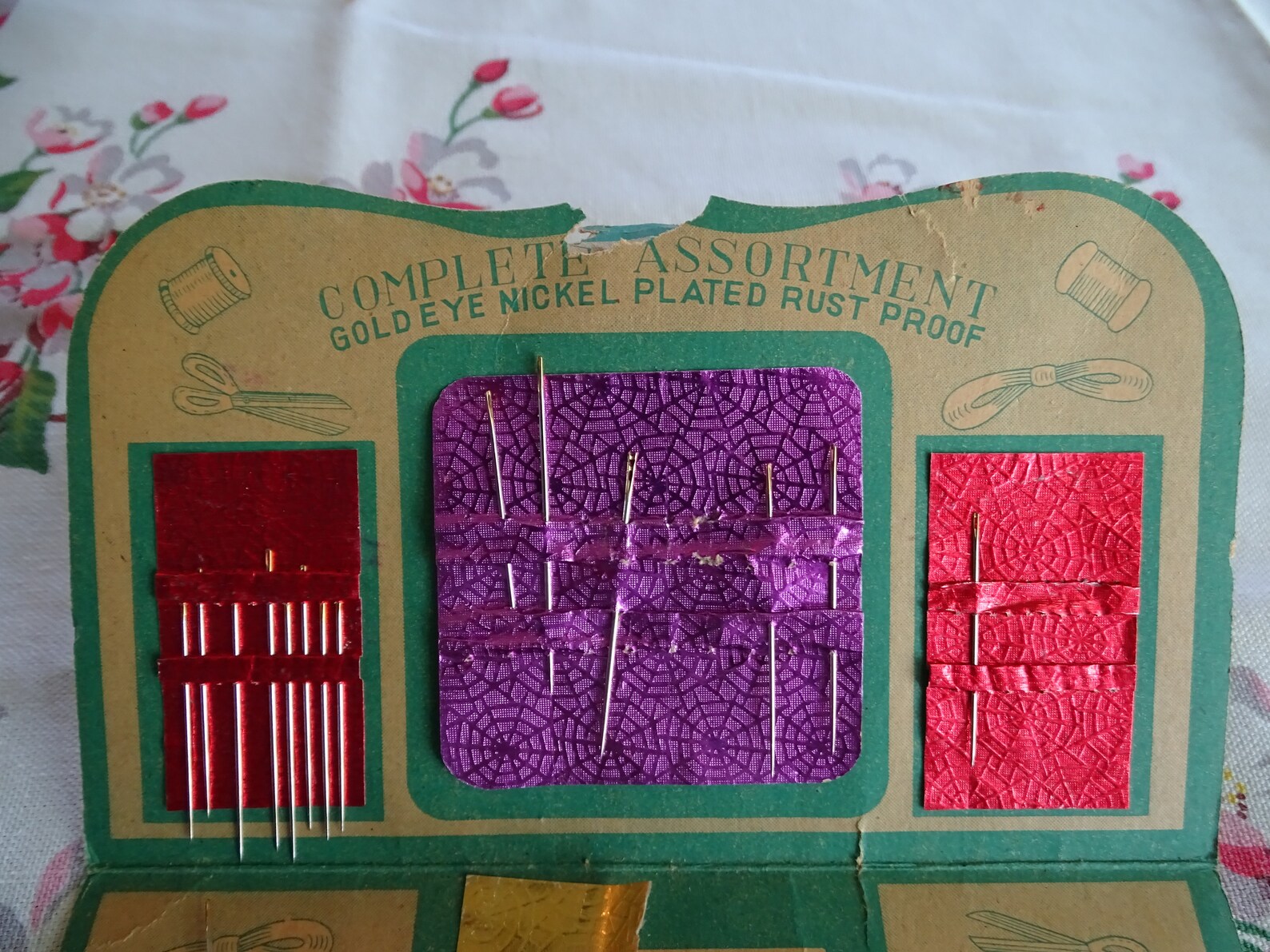 Vintage Happy Home Needle Book 1950's Needle Holder Mid - Etsy