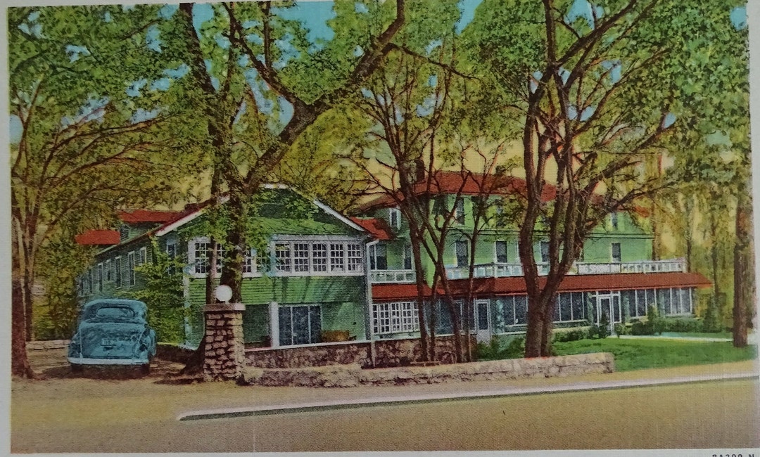 Vintage Big Spring Inn Post Card, Circa 1930 Full Color Postcard ...