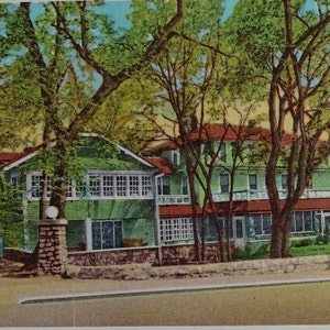 Vintage Big Spring Inn Post Card, Circa 1930 Full Color Postcard ...