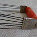 Vintage Kitchen Tool, Red Wood Handled Masher, Androck Made in USA, Mid ...