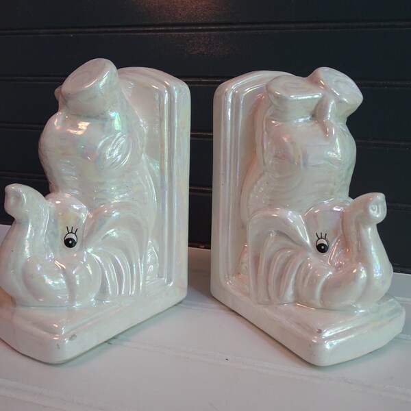 Ceramic Bookends - Etsy
