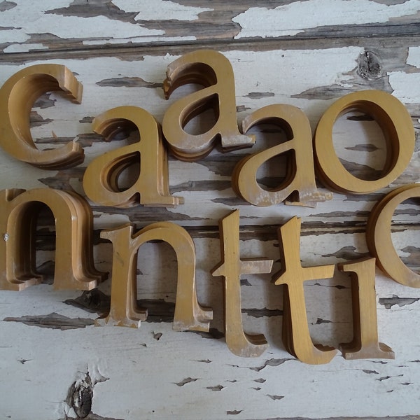 Small Metal Letters - Etsy