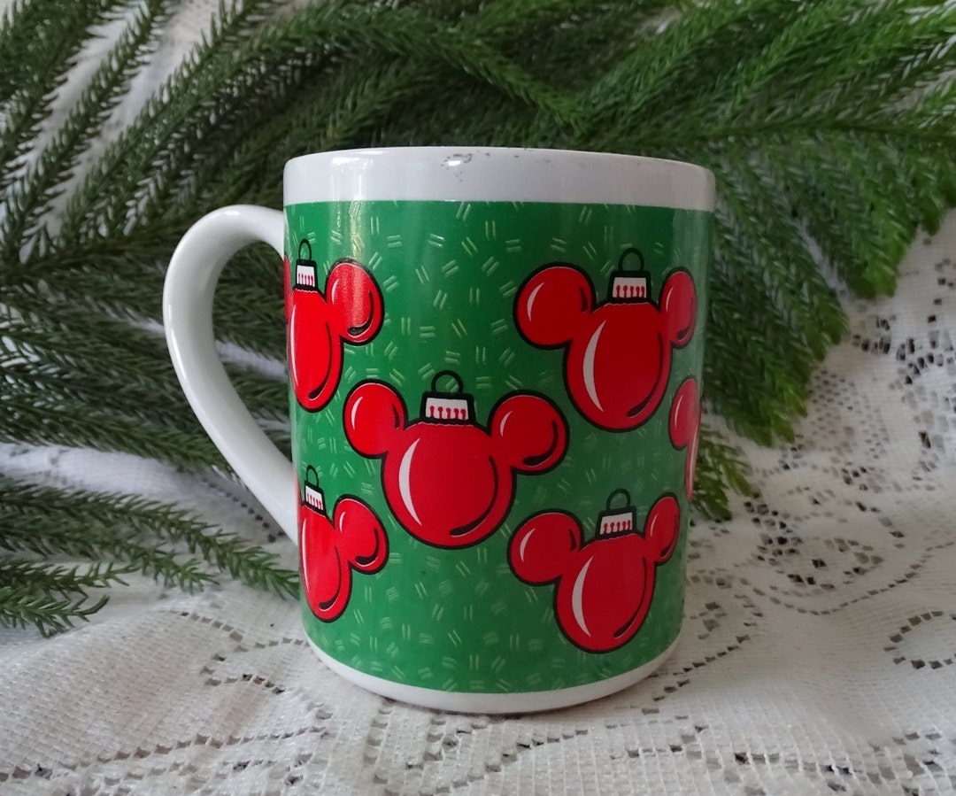 Vintage Mickey Mouse Mug, Disney Coffee Cup, Ceramic Mouse Ornament Mug ...