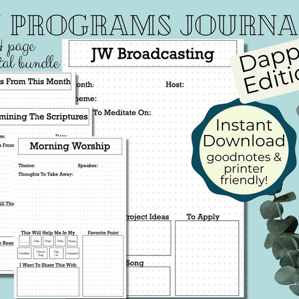 Jw Morning Worship - Etsy
