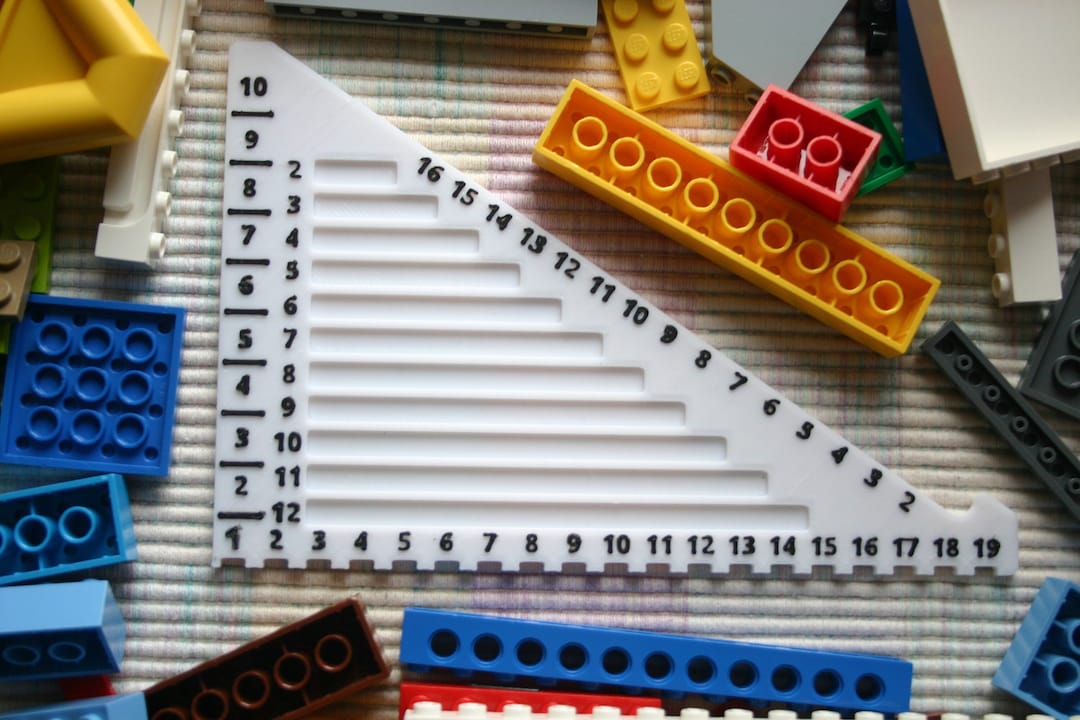 Lego Ruler 3d Printed - Etsy