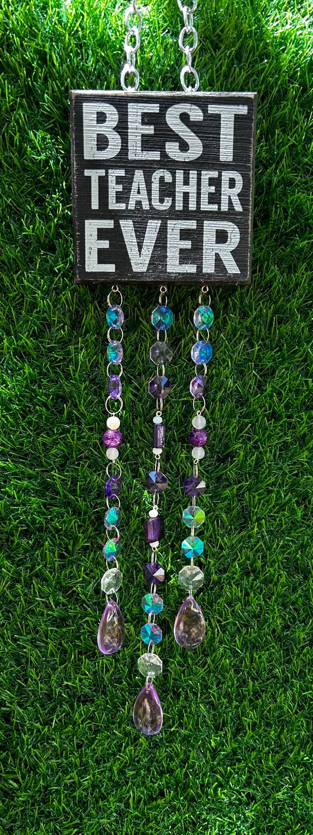 Teacher Appreciation Crystal Wind Chime Suncatcher - Etsy