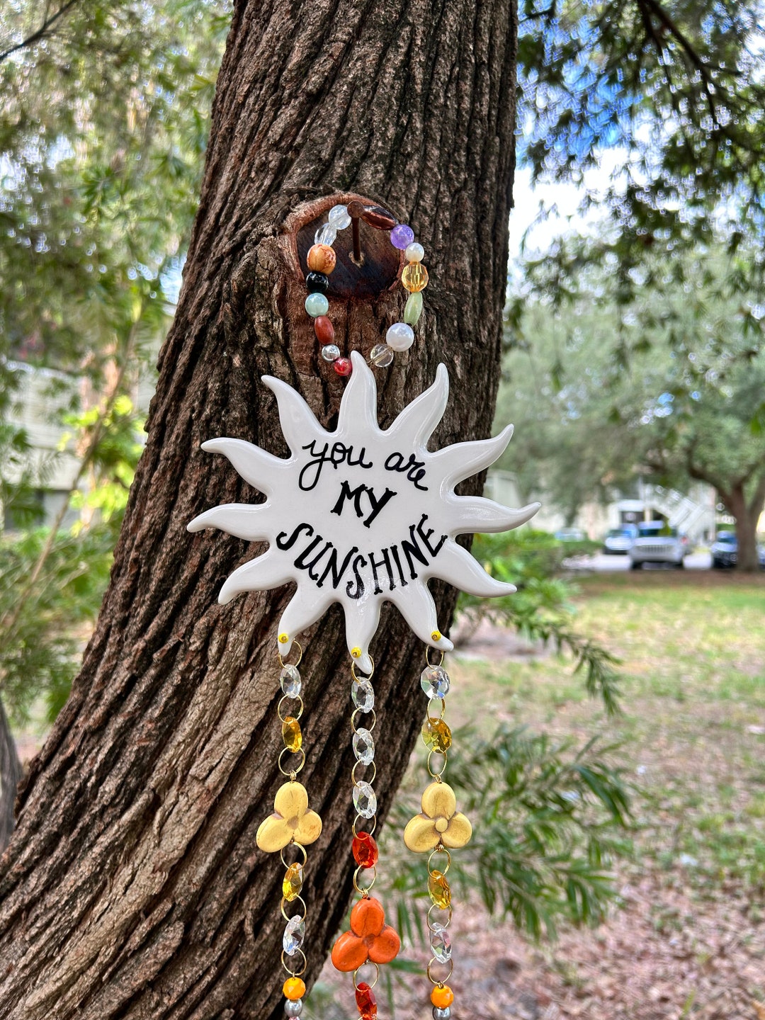 You Are My Sunshine Crystal Wind Chime Sun Catcher - Etsy
