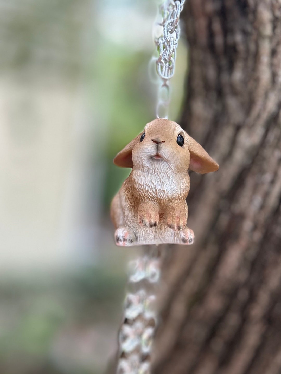 Little Hopper Bunny Rabbit Crystal Wind Chime Sun Catcher - Etsy