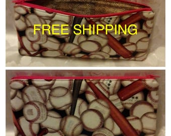Baseball Pencil Case - Etsy