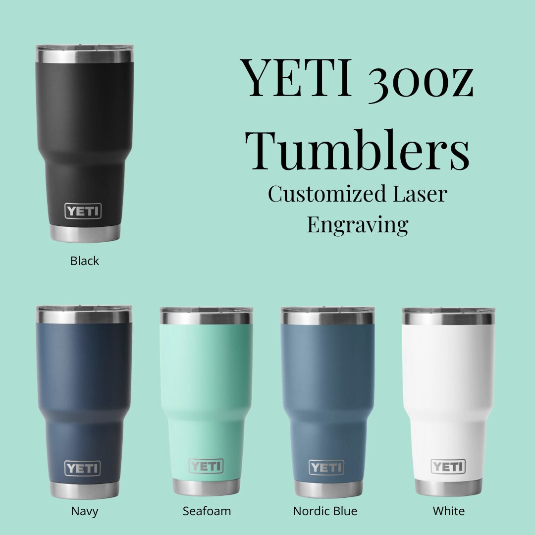 YETI 20oz & 30oz Matte Finish Color Tumbler - Custom Laser Engraved - Etsy