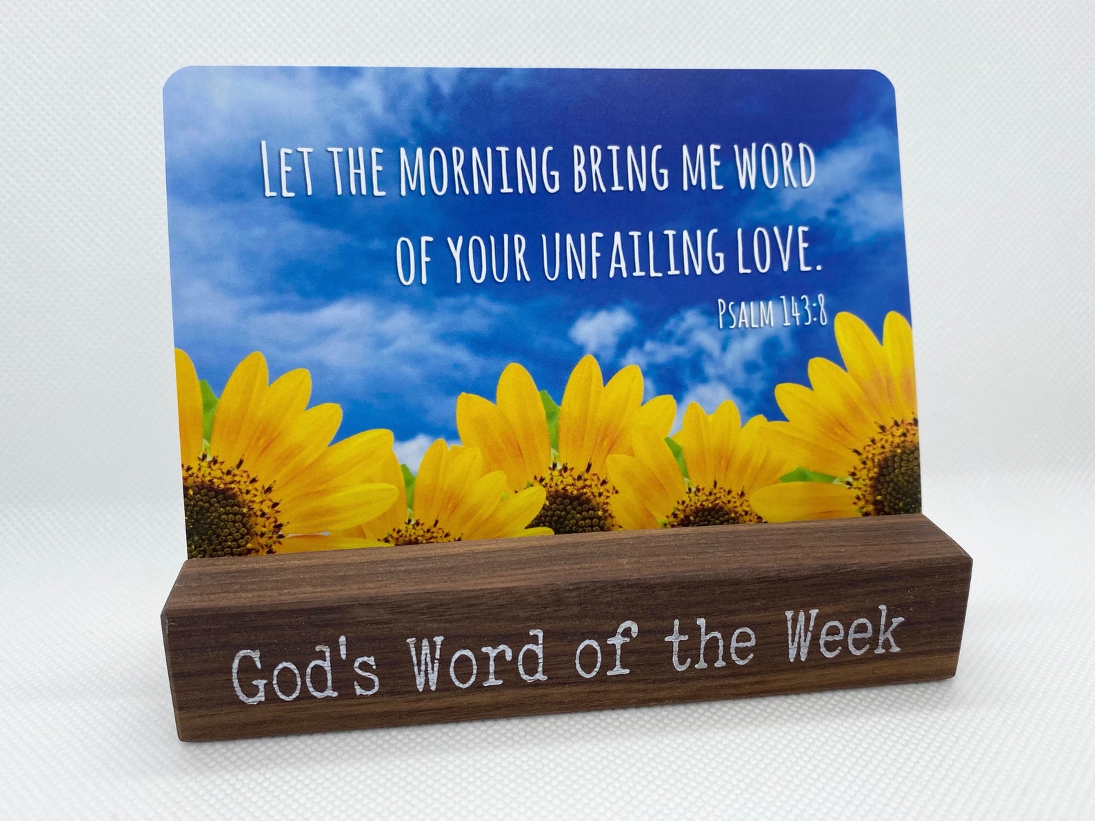 Bible Verse Cards & Holder 52 Scriptures on 26 Double-sided | Etsy