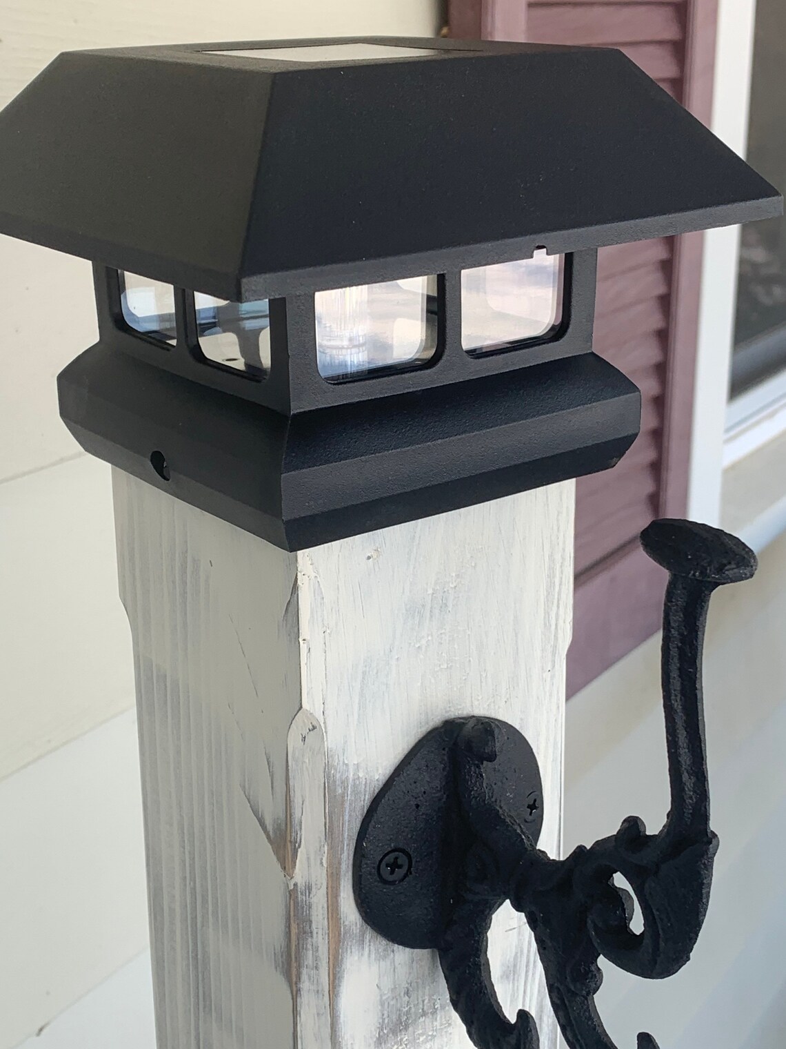 Distressed Wooden Porch Sign Post for Door Rounds - Etsy