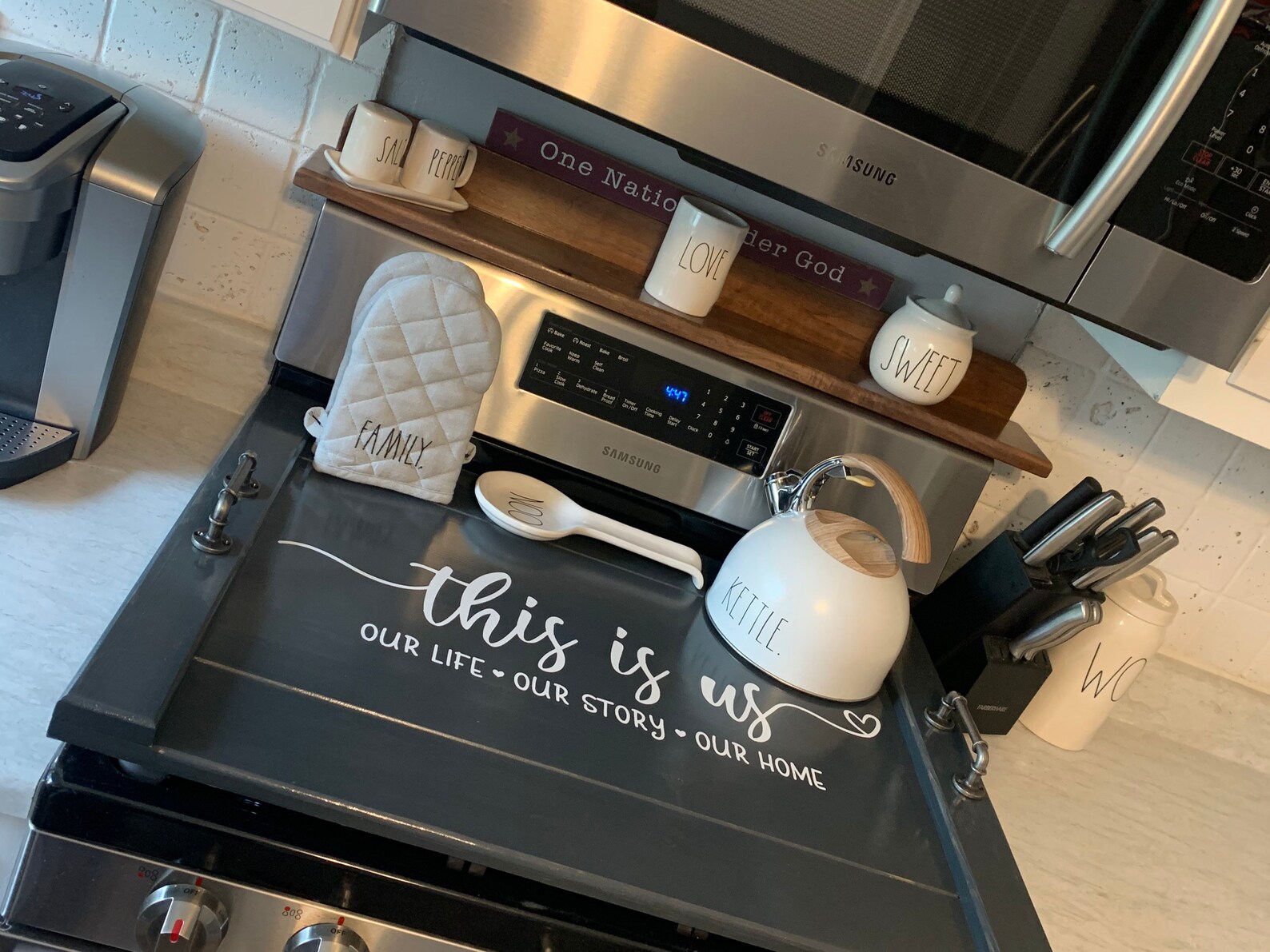 Stove Cover / Noodle Board / Stove Tray / Stove / Tray / Glass Top ...