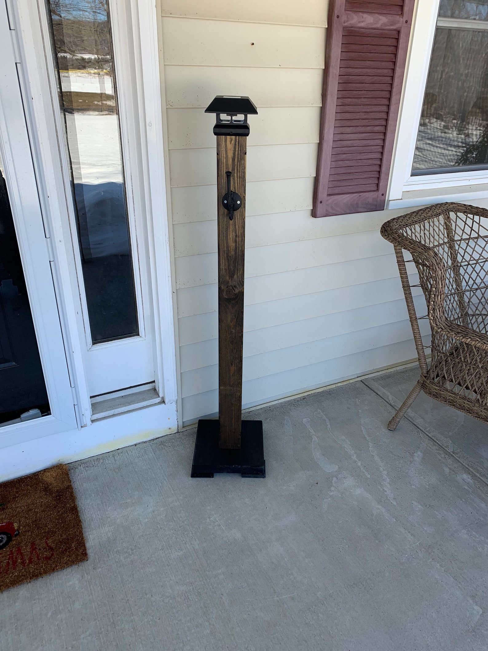 Porch Sign Post / Sign Post / Door Round Display Post / Porch - Etsy