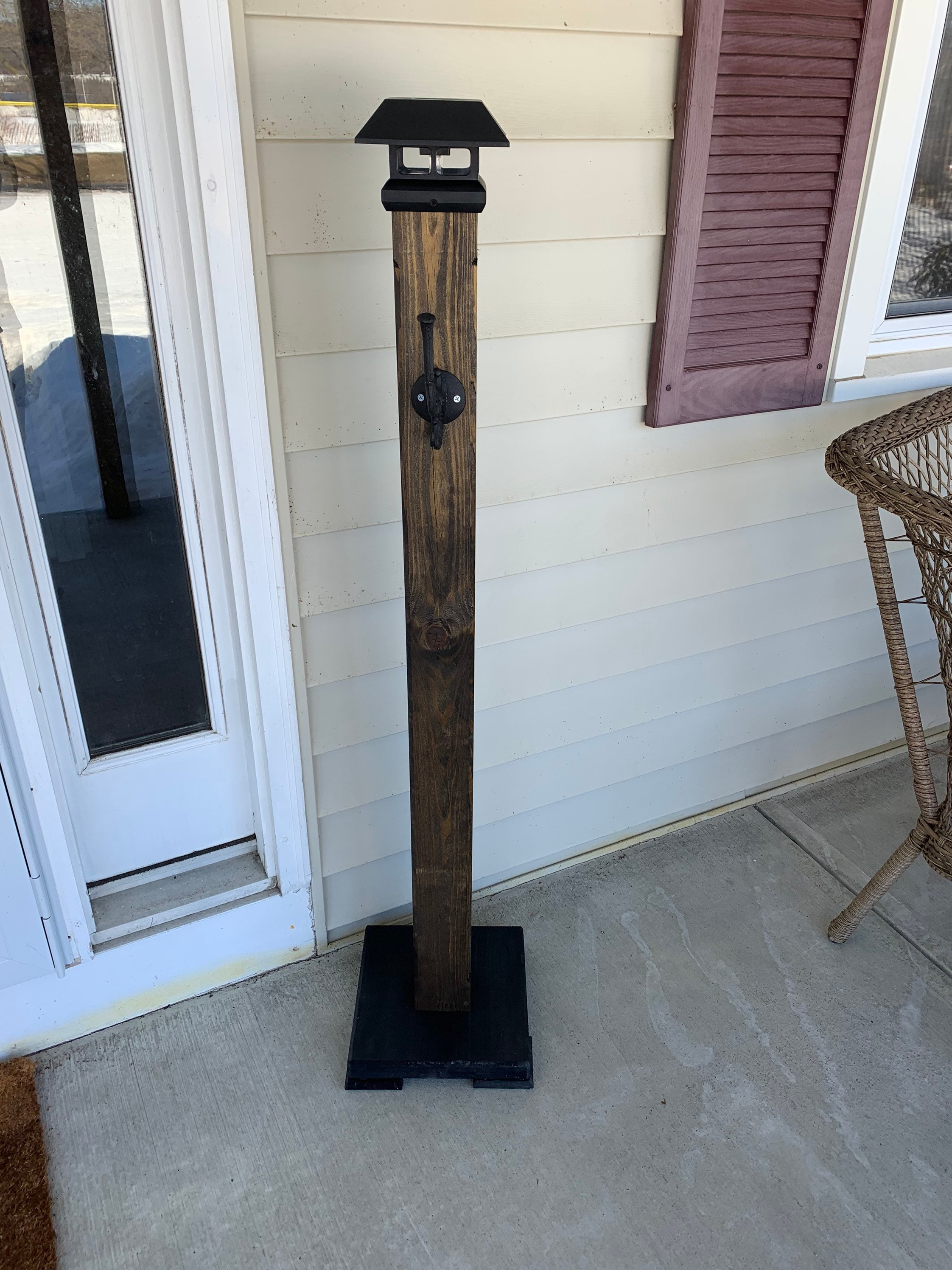 Porch Sign Post / Sign Post / Door Round Display Post / Porch - Etsy
