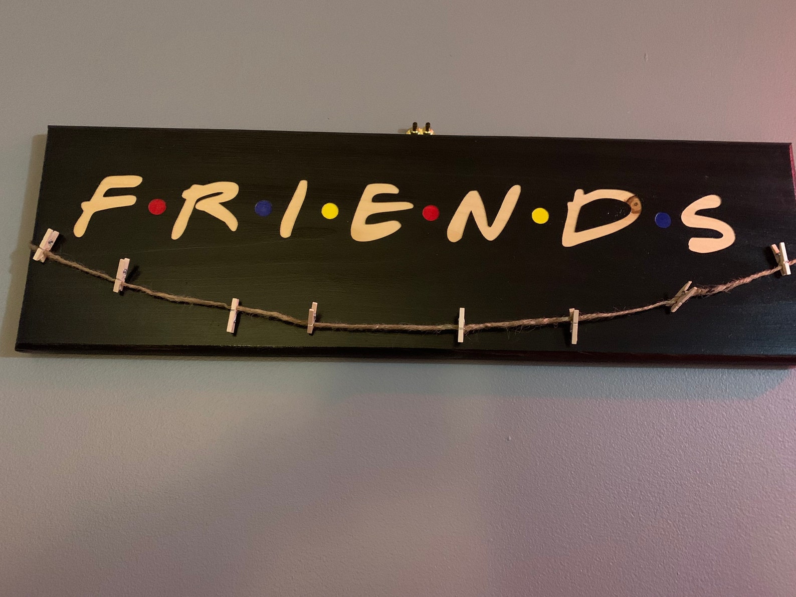 Friends sign / picture sign / friends / | Etsy
