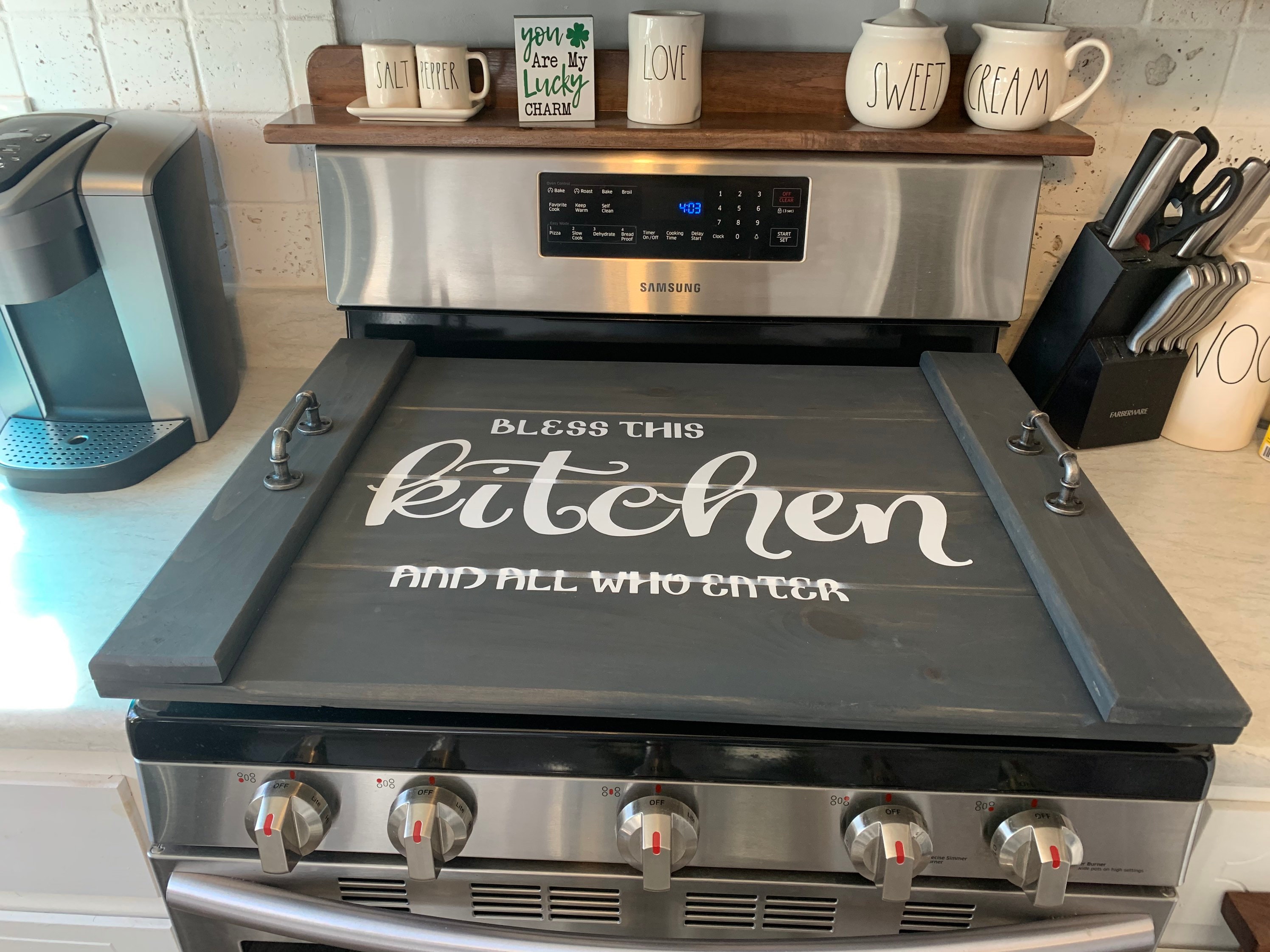 Stove Cover / Noodle Board / Stove Tray / Stove / Tray / Glass - Etsy