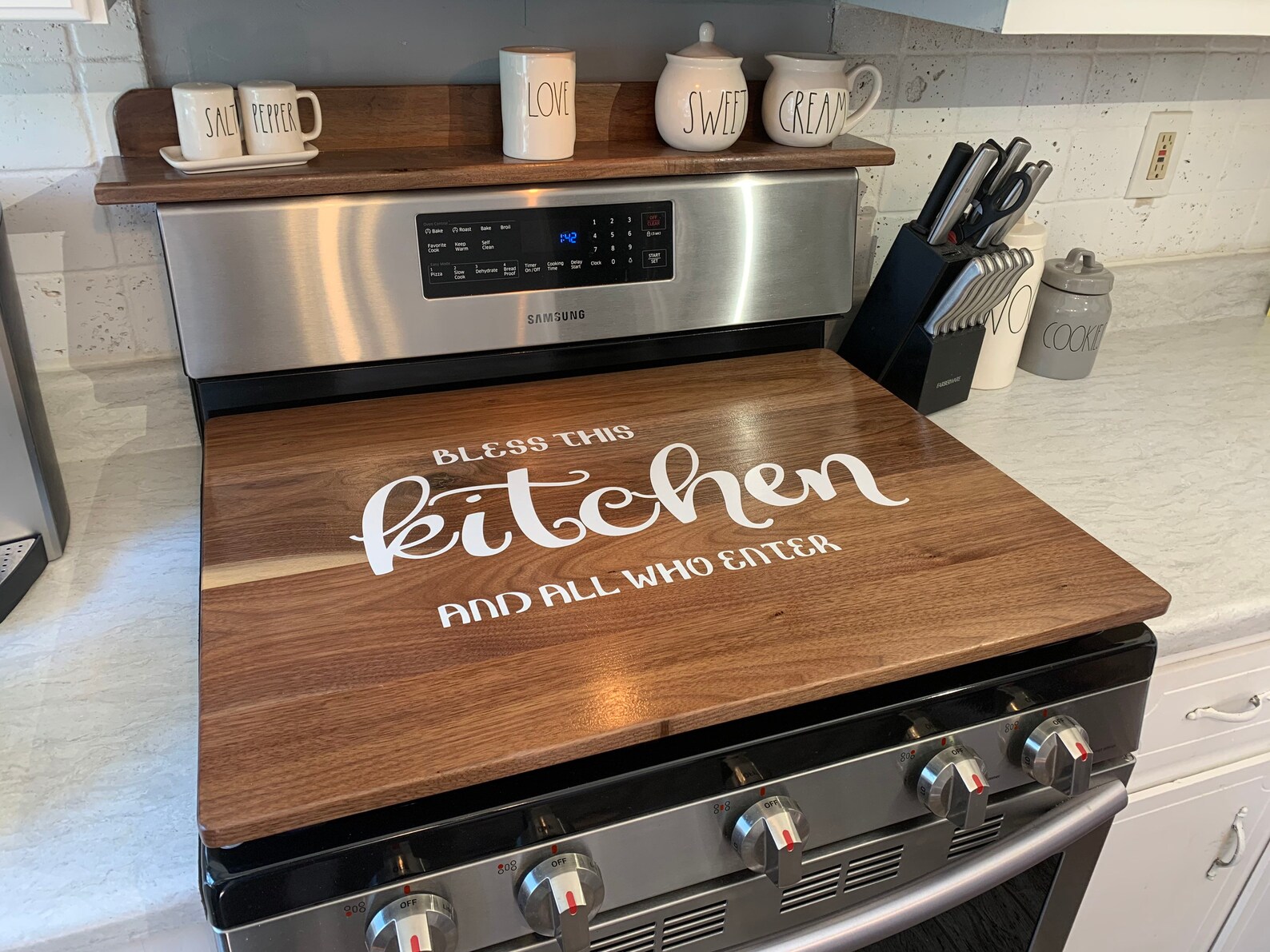 Stove Cover / Noodle Board / Stove Tray / Hardwood Stove Cover - Etsy